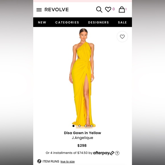 J.Angelique | Dresses | Jangelique Disa Gown In Yellow | Poshmark